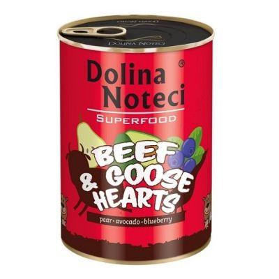 Dolina Noteci Superfood Dog Adult Goveđa i Guščija Srca 400g