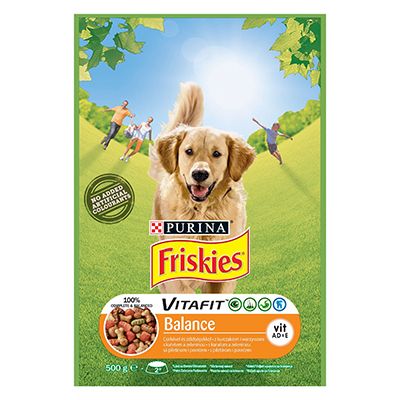 Friskies Dog Balance Piletina i Povrće 500g