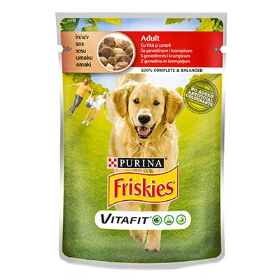 Friskies Dog Govedina i Krompir 100g