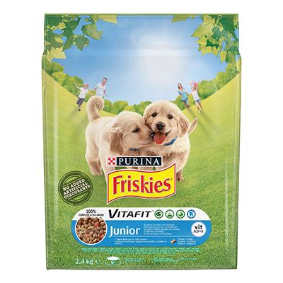 Friskies Dog Junior Piletina i Povrće 2,4kg