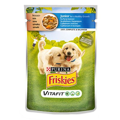 Friskies Dog Junior Piletina i Šargarepa 100g