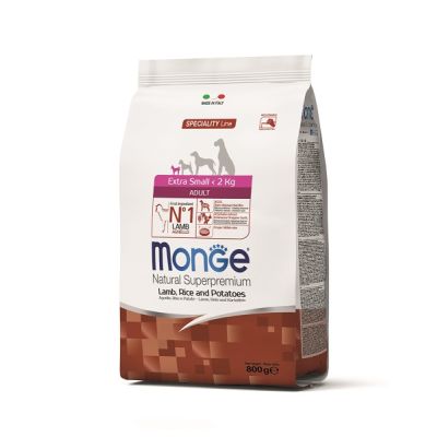 Monge Extra Small Adult Jagnjetina, Pirinač i Krompir 800g