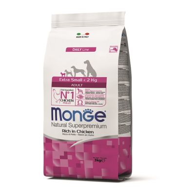 Monge Extra Small Adult Piletina 3kg