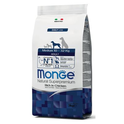 Monge Medium Adult Piletina 3kg