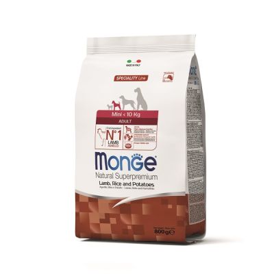 Monge Mini Adult Jagnjetina, Pirinač i Krompir 800g