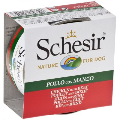 Schesir Dog Piletina i Govedina 150g