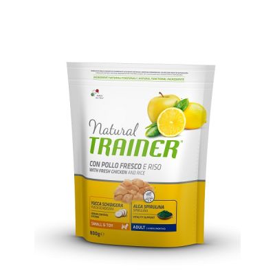 Trainer Natural Dog Small & Toy Piletina i Pirinač 800g