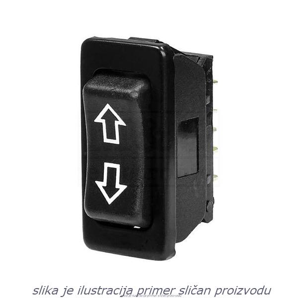 PREKIDAČ TASTER PRAT S11G43 20A 12VDC 1-0-2 AUTO PREKIDAČ TASTER CRNI