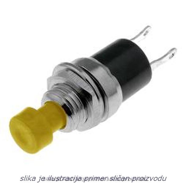 Prekidač Taster Tasminnozu Mini 0.3a 50vdc No Okrugli Žuti Prekidač T