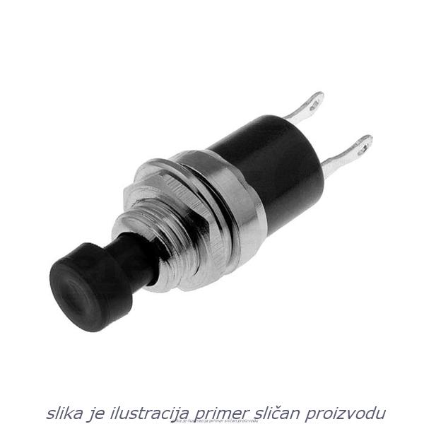 Prekidač Taster Tasminnzcn Mini 0.3a 50vdc Nc Okrugli Crni Prekidač T