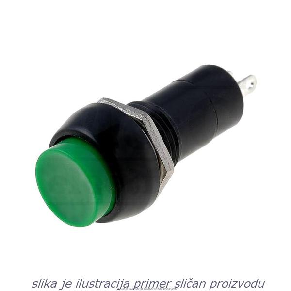 Prekidač Taster Tasoze 3a 125v No Okrugli Otvoren Zeleni Prekidač Tas