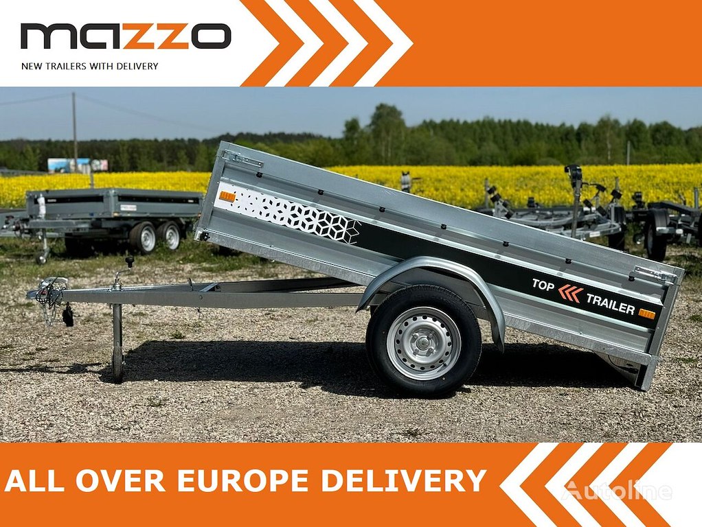 Nova Top Trailer Top Trailer DELIVERY! 232x131x45cm Light trailer GVW 750kg auto prikolica