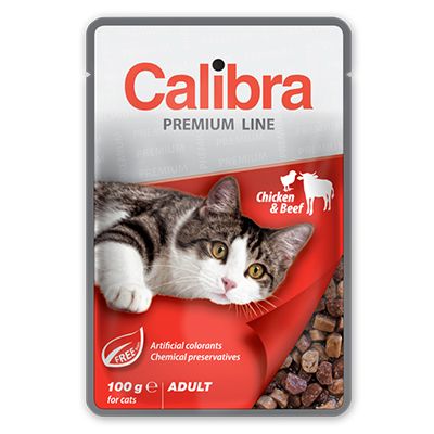 Calibra Cat Premium Adult Kesica Piletina i Govedina 100g