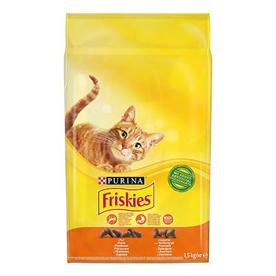 Friskies Cat Piletina i Povrće 1,5kg