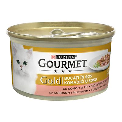 Gourmet Gold Chunks In Gravy Piletina i Losos 85g