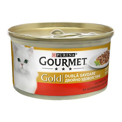 Gourmet Gold Duo Govedina i Piletina 85g