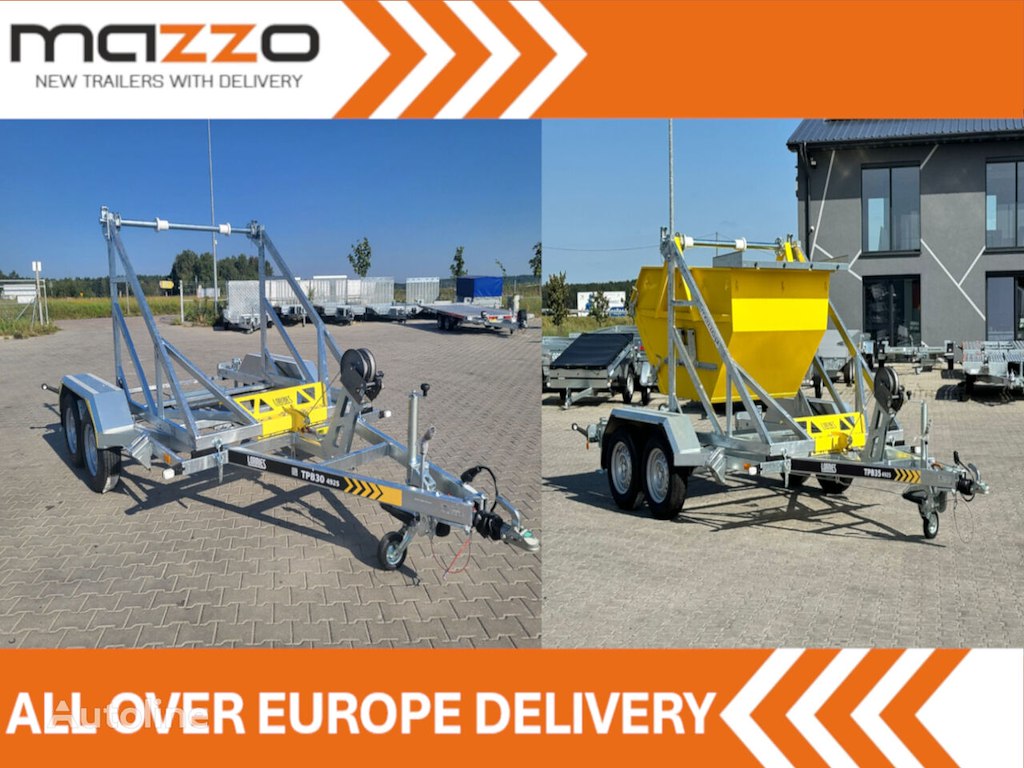 Nova CABLE DRUM/ CONTAINER TRAILER TPB30-4925 GVW 2700kg prikolica za kablove