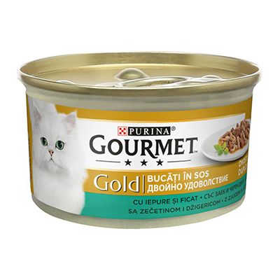 Gourmet Gold Duo Zečetina i Džigerica 85g