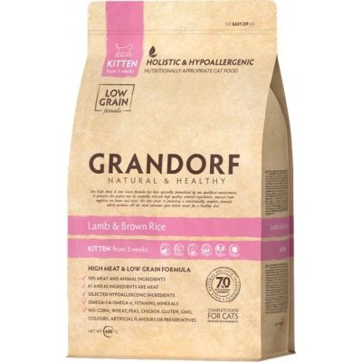 Grandorf Cat Kitten Jagnjetina & Ćuretina 400g