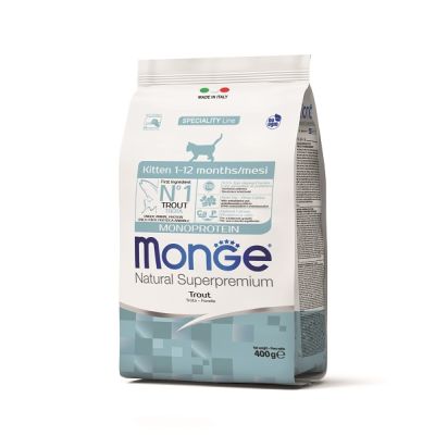 Monge Kitten Monoprotein Pastrmka 400g