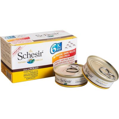 Schesir Cat Multipack Piletina i Pirinač 6x50g