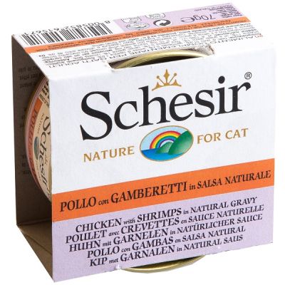 Schesir Cat Piletina i Račići u Prirodnom Sosu 70g