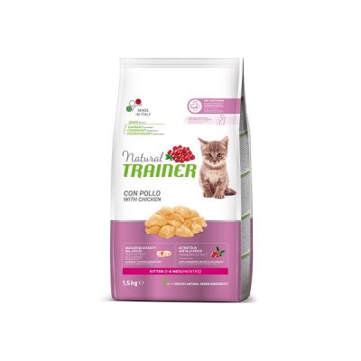 Trainer Natural Cat Kitten Piletina 1,5kg