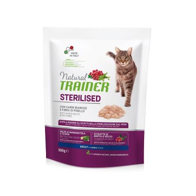 Trainer Natural Cat Sterilised Adult Belo Meso 300g