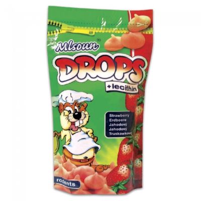 Dafiko Drops Poslastica za Glodare Jagoda 75g