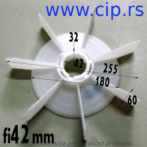 Elisa Fi42 Zk160 Fi255 L 32 B 8mm 3206752 Propeler 6001