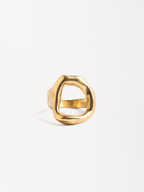 IRREGULAR PIERCED RING