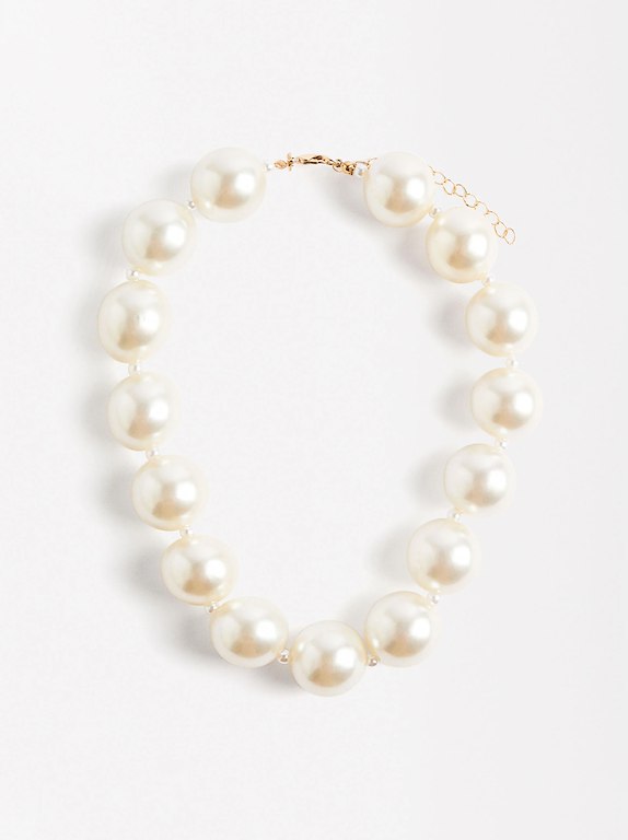 SHORT NECKLACE WITH PEARLS