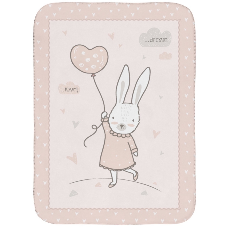 Kikka Boo Super Soft bebi ćebe 80x110cm Rabbits In Love