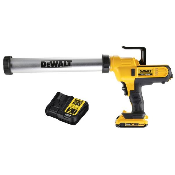 DeWALT Aku pištolj za silikon 18V 1 x 2,0 Ah DCE580D1