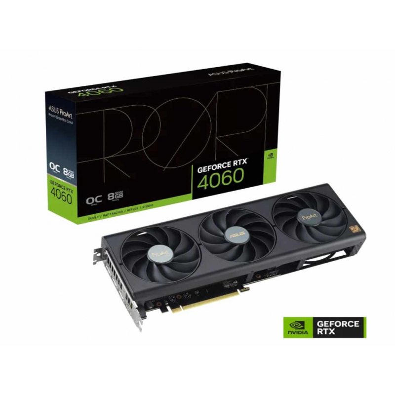 Grafička karta ASUS PROART-RTX4060-O8G NVD/8GB/GDDR6/128bit/