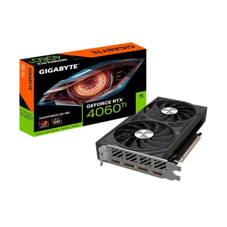 Grafička karta GIGABYTE RTX 4060 GV-N4060D6-8GD NVD/8GB/GDDR6/128bit/crna