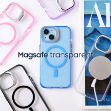 Futrola Magsafe transparent za iPhone 11 6.1 plava