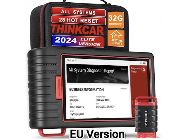 NOVO - Thinkcar ThinkScan Max 2 EU WiFi Bluetooth OBD2