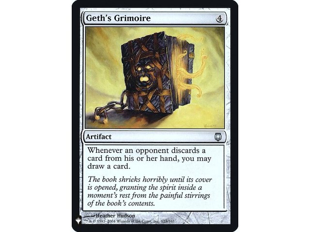 Geth`s Grimoire - Magic: The Gathering MTG