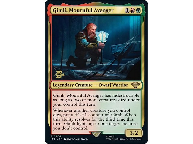 Gimli, Mournful Avenger - Magic: The Gathering MTG