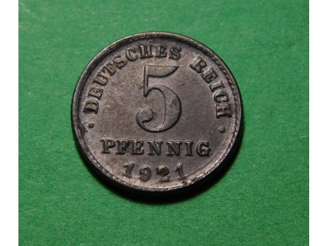 5 pfennig 1921