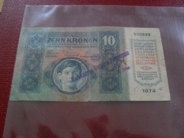 10KRONEN/10 KORONA 1915 god.