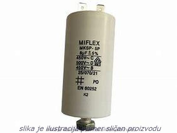 KONDENZATOR 5 MIKROF MIFLEX SA KABLOM S204D MG