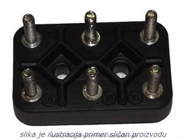 PRIKLJUČ NA PLOČA M4 34X54MM 2FI5.2X40MM KLEMBERT S227E SEVER 2411