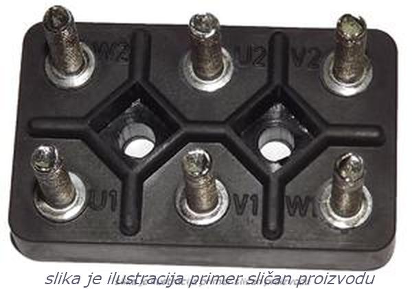 PRIKLJUČ NA PLOČA M5 K-S 41X66MM OSNO 58MM KLEMBERT KM5 SEVER