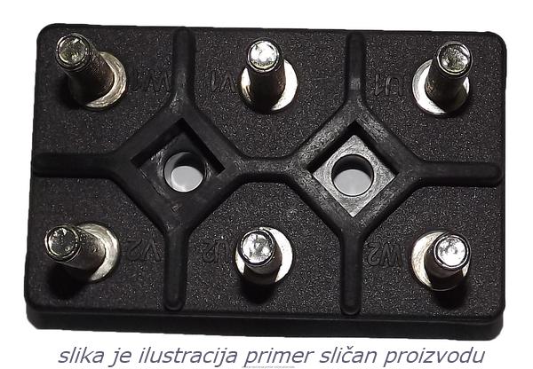 PRIKLJUČ NA PLOČA M5 SEVER EL 12377 KLEMBERT M5 41X66 OSNO 50MM SEVER