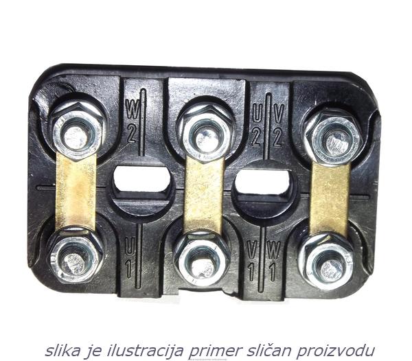 PRIKLJUČ NA PLOČA M6 K-S 45X70MM 2FI6X25-30MM KLEMBERT KONČAR