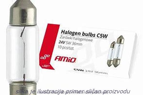 SIJALICA C5W 24V S7B4 HALOGENA FESTOON 36MM CENA JE ZA 1 KOMAD