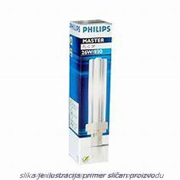 Fluo ph cev m plc 26w8304p g24q 3000k philips master plc