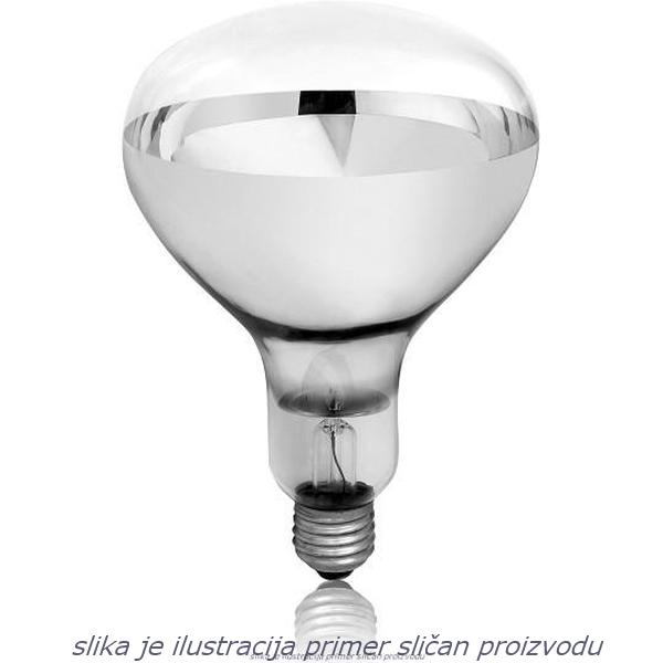 SIJALICA E27 INFRA 150W TOPLO BELA 2800K 240V 1250LM FI125MM ZA PILICE